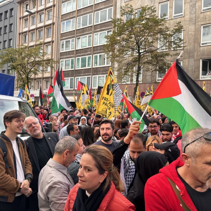 Pali-Demo: „Es wird heute was passieren, was noch nie in Düsseldorf ...